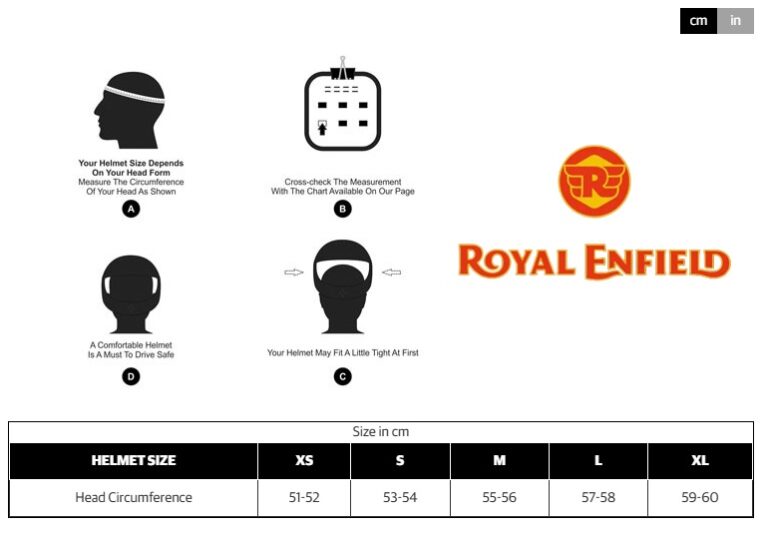 Helmet Size Chart India – How to Choose the Right Helmet Size (With ...