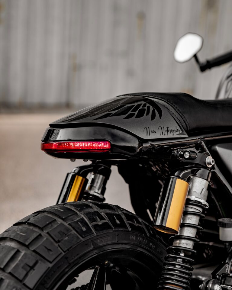 Custom modified Continental GT 650 by Neev Motorcycles with custom ...
