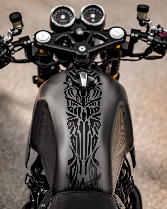 Custom modified Continental GT 650 by Neev Motorcycles with custom ...